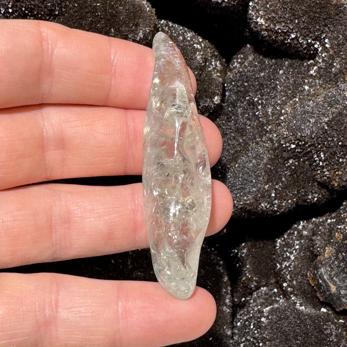 Prasiolit Krystal – Hjerte & Transformation